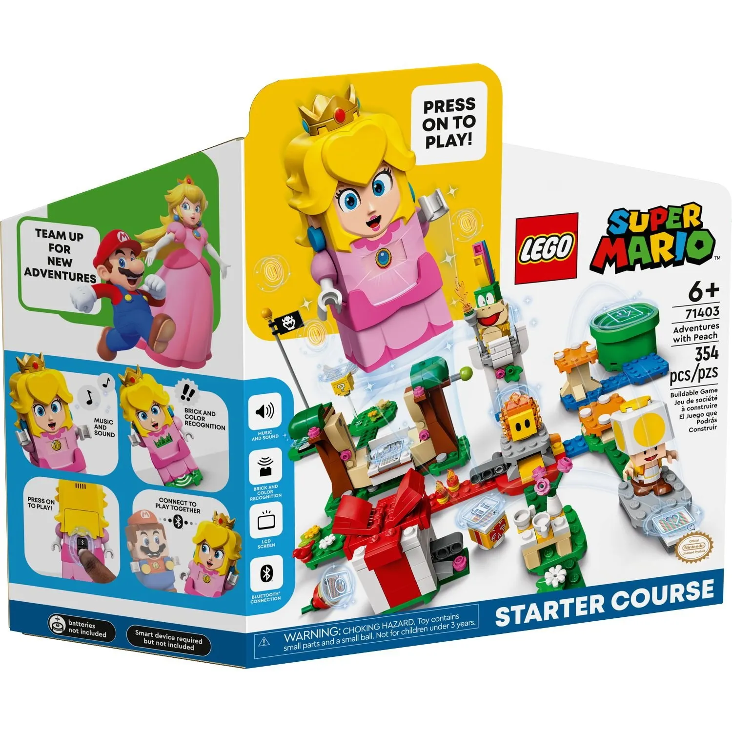 Конструктор LEGO Super Mario 71403 Adventures with Peach Starter Course ...