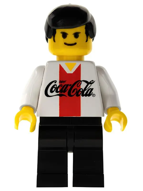 Минифигурка Lego Soccer Player Coca-Cola Defender 4 cc4449 N