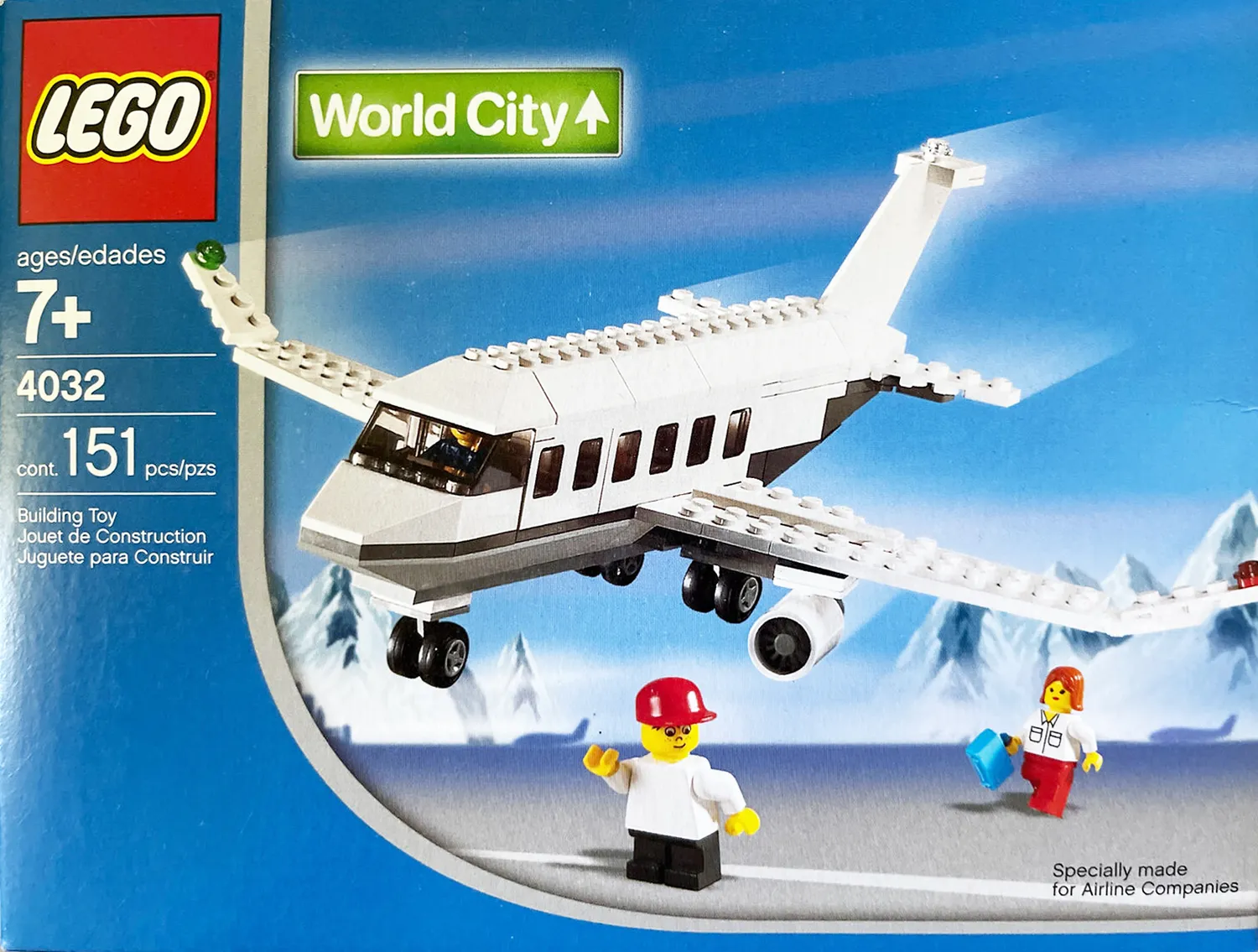 Конструктор LEGO City 4032 Пассажирский самолет в магазине Shop-device