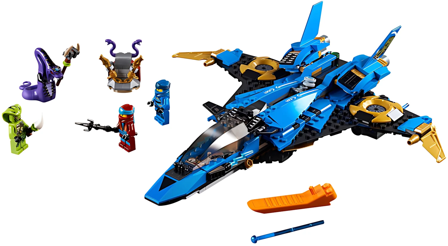Конструктор LEGO Ninjago 70668 Штормовой истребитель Джея Used в ...