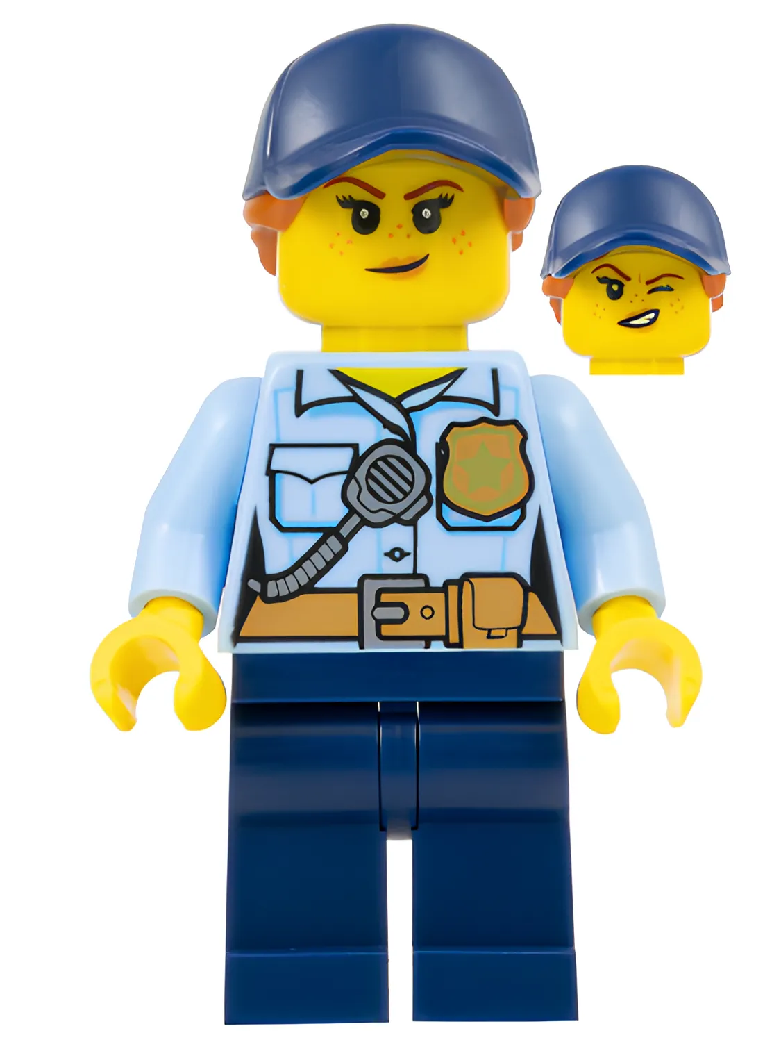 Минифигурка Lego City Police - City Officer Female, Bright Light Blue ...